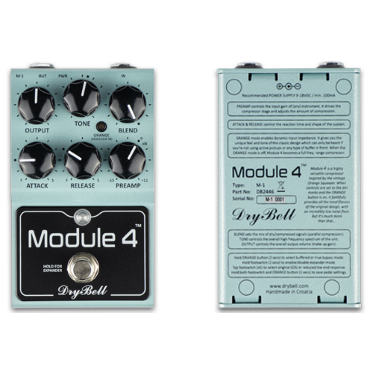 Drybell Module 4 Orange Compressor — Echoinox