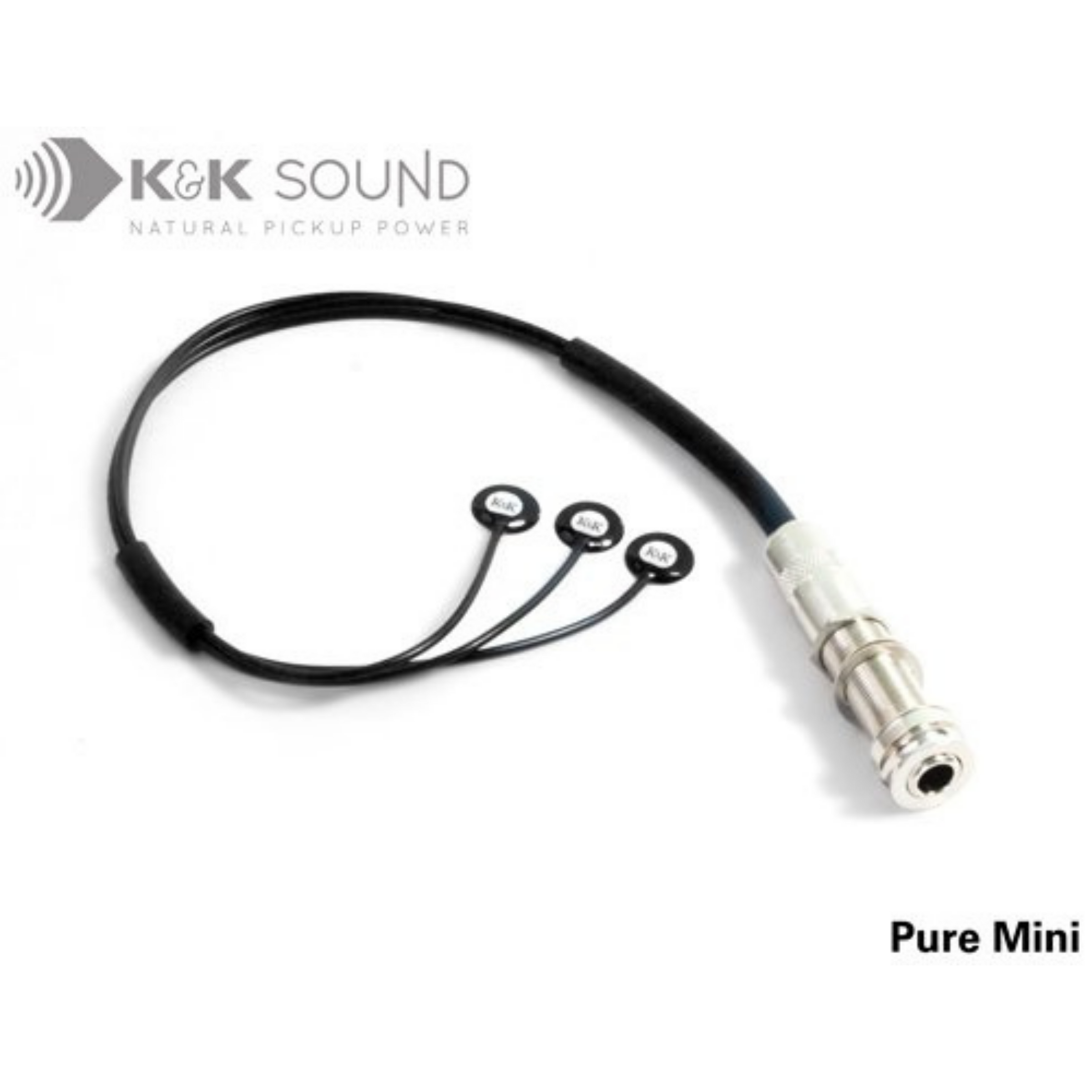 K&K Sound Pure Mini Acoustic Pickup + Volume Control Set — Echoinox